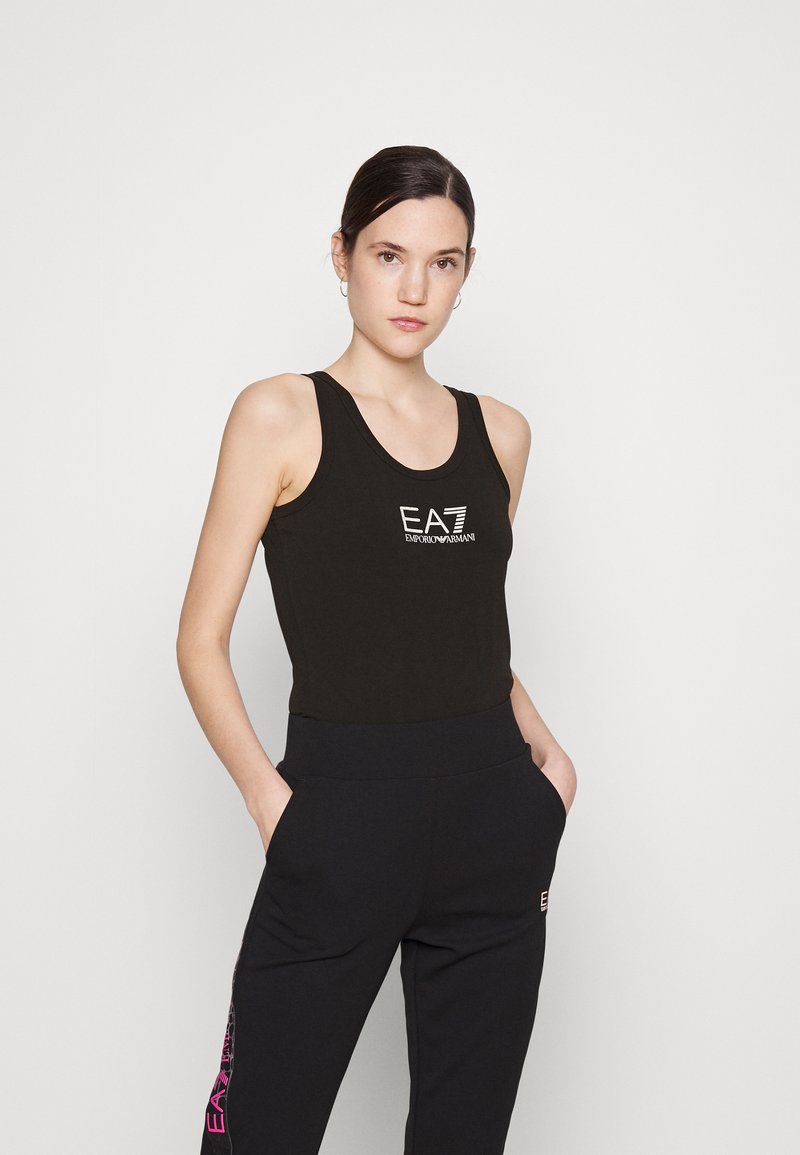 EA7 Emporio Armani TANK - Top - black/schwarz - Zalando.ch
