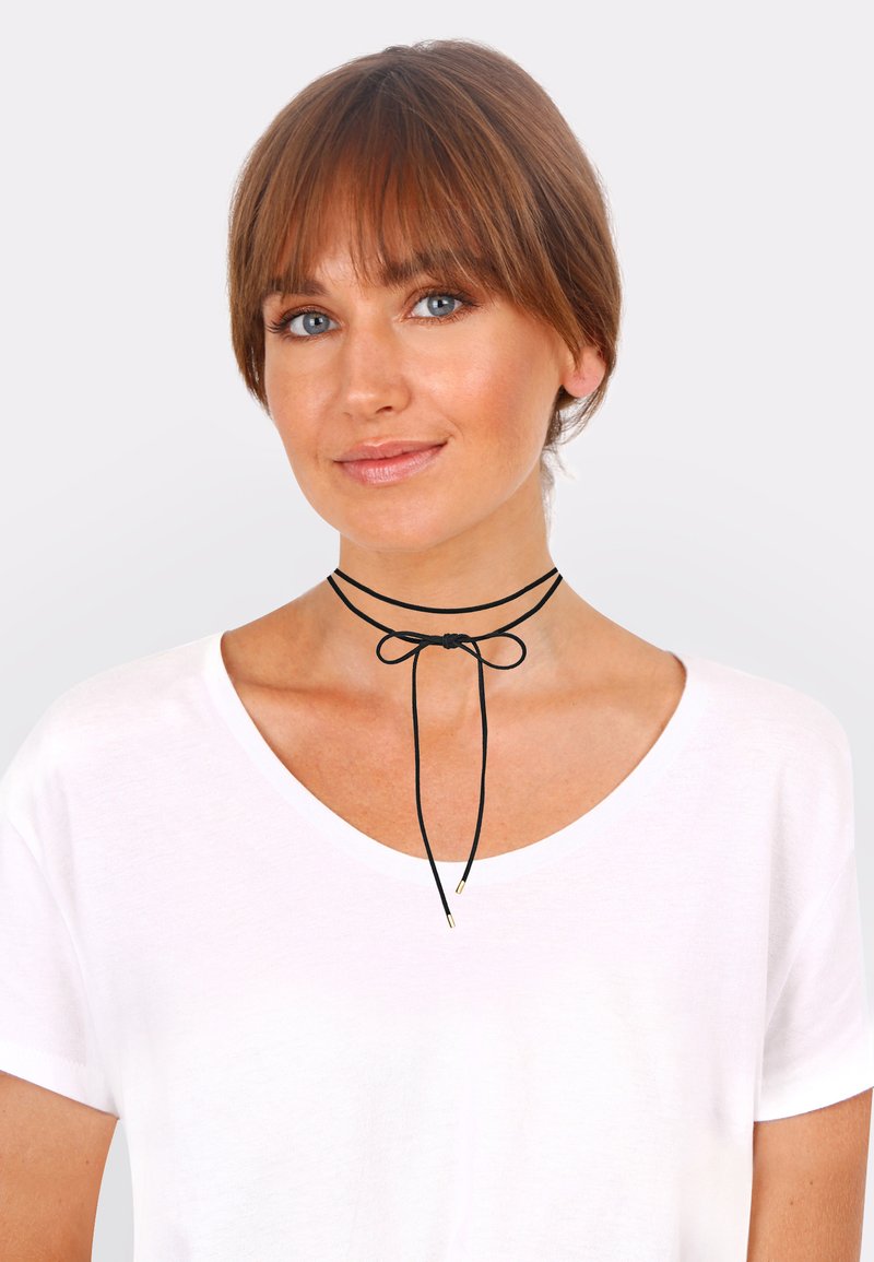 Elli CHOKER BOW - Halskæder - gold/guldfarvet - Zalando.dk