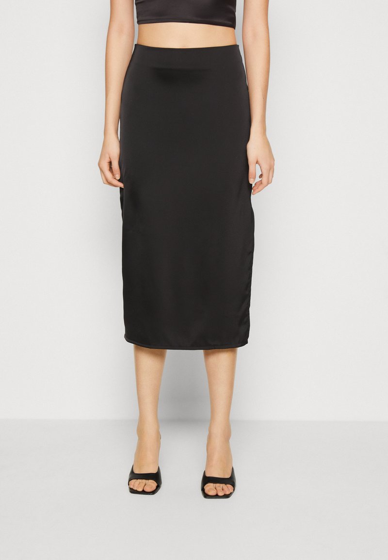 WAL G. PARTY JANA MIDI SKIRT - Jupe crayon - black/noir - ZALANDO.FR