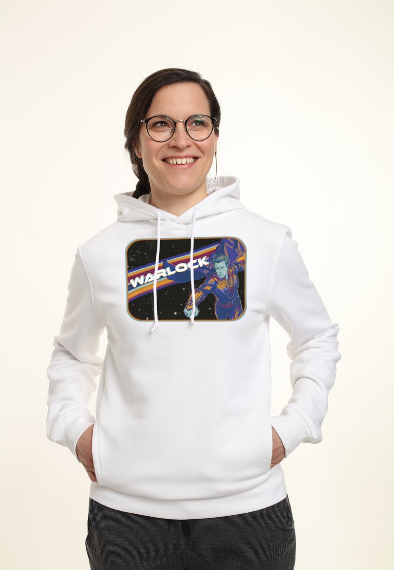 Marvel GUARDIANS OF THE GALAXY VOL. 3 ADAMW SPACE BADGE - Hoodie - white/wit - Zalando.nl