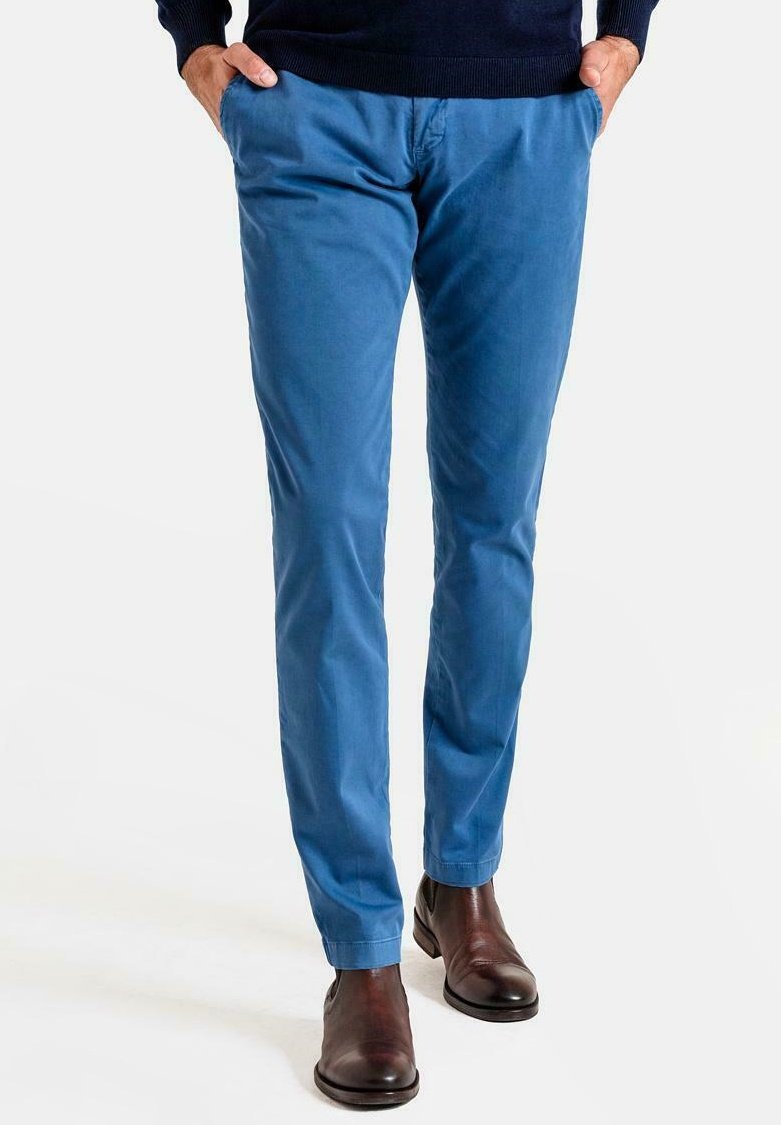 PAWO MOS - Chino - light blue/bleu clair - ZALANDO.FR