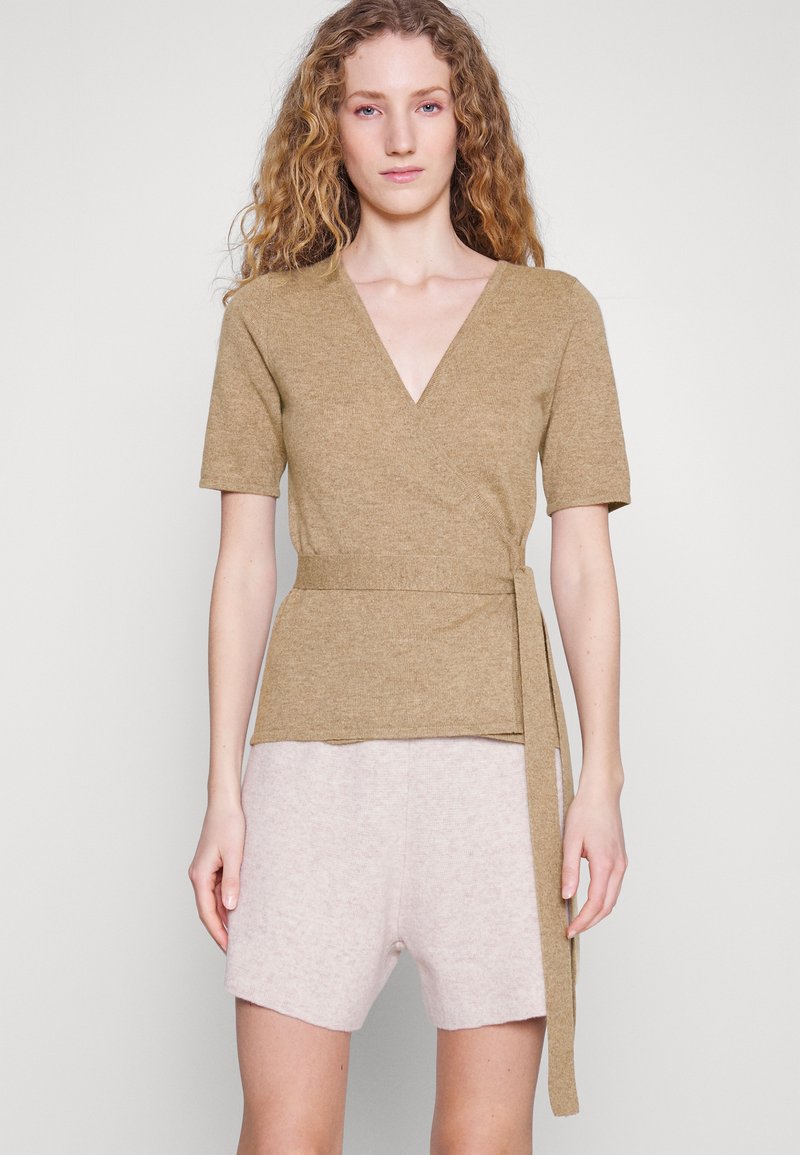 Davida Cashmere CARDIGAN - Strickjacke - mink/braun - Zalando.ch