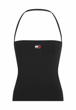 Tommy Jeans SLIM FIT - Top - black - Zalando