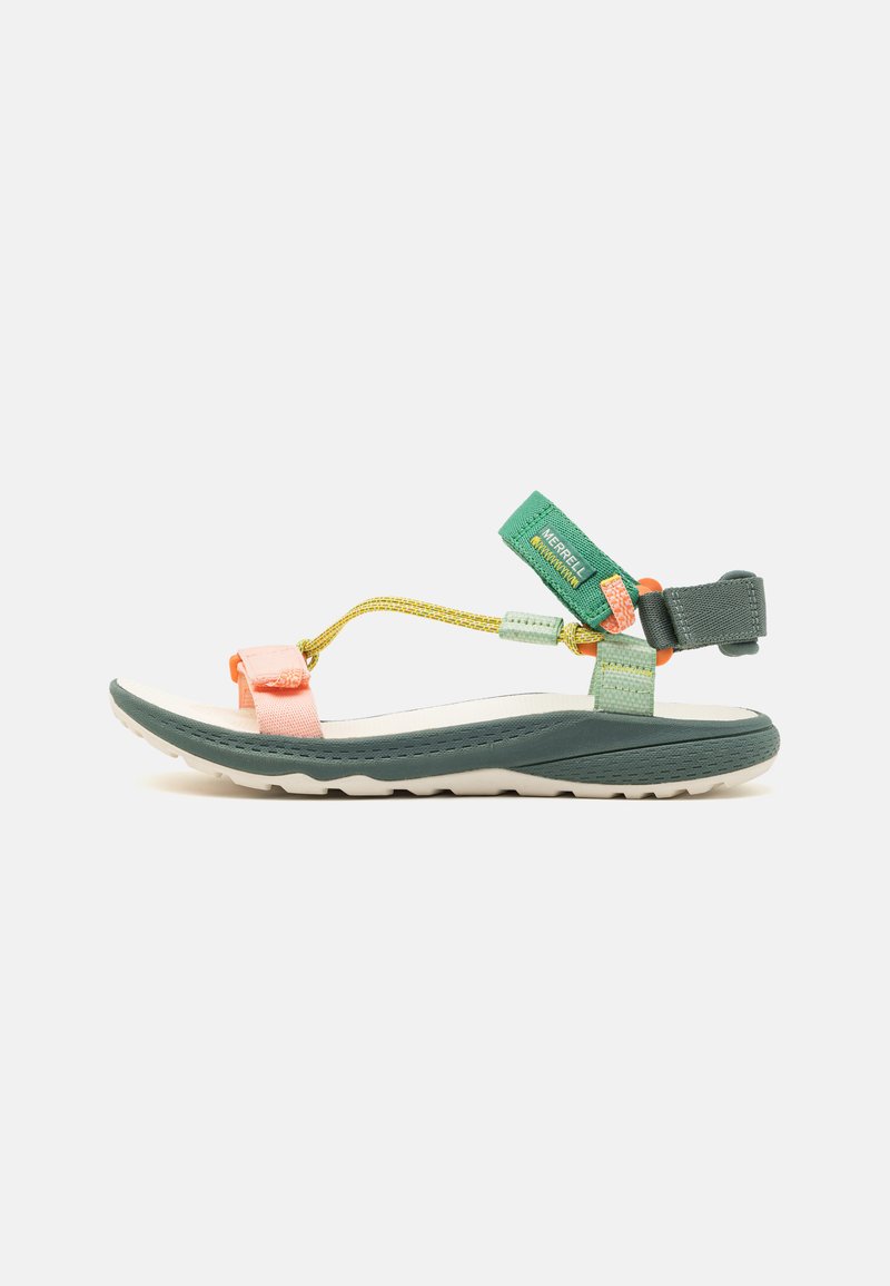Merrell BRAVADA 2 STRAP - Walking sandals - pine green/multi-coloured ...
