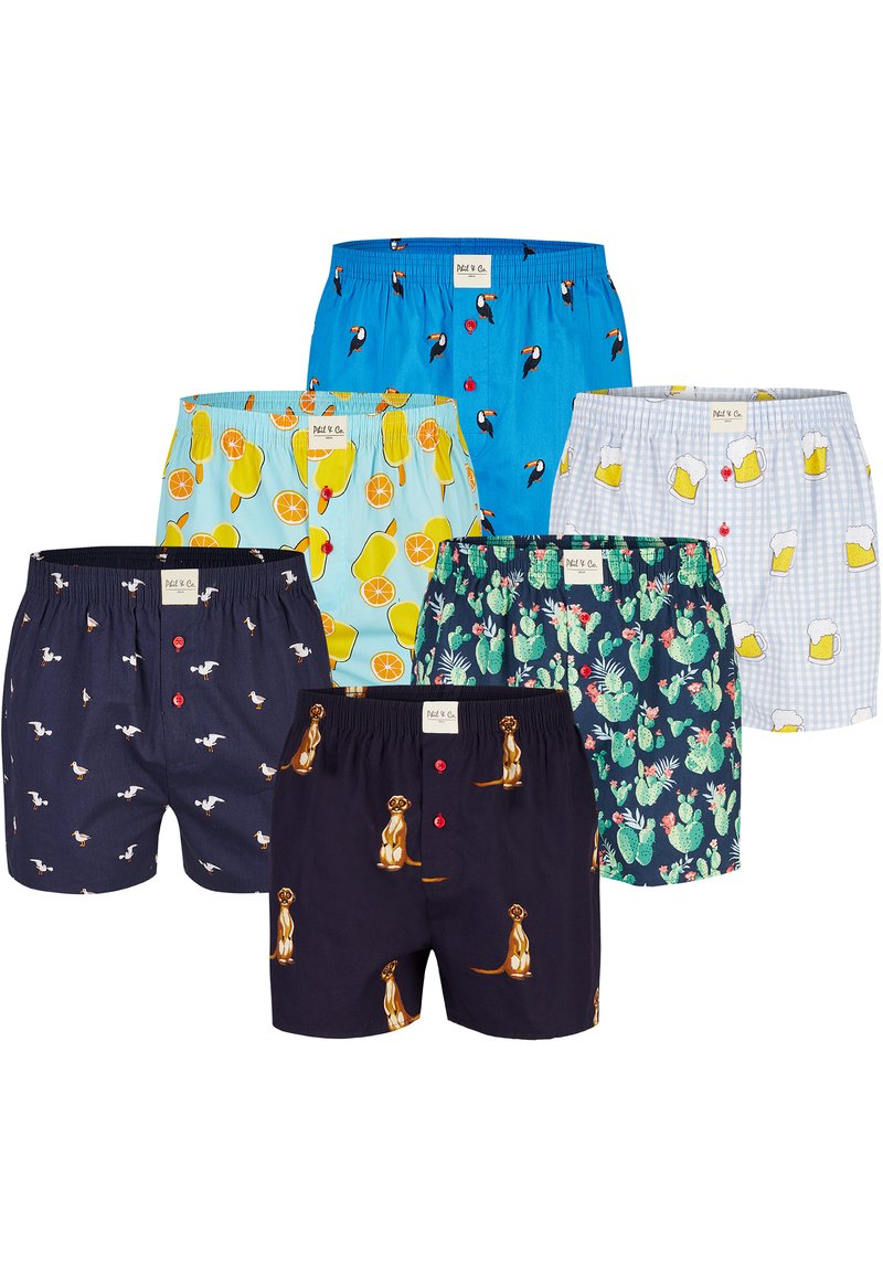 Phil & Co. Berlin 6 PACK - Boxer - blue/azul - Zalando.es