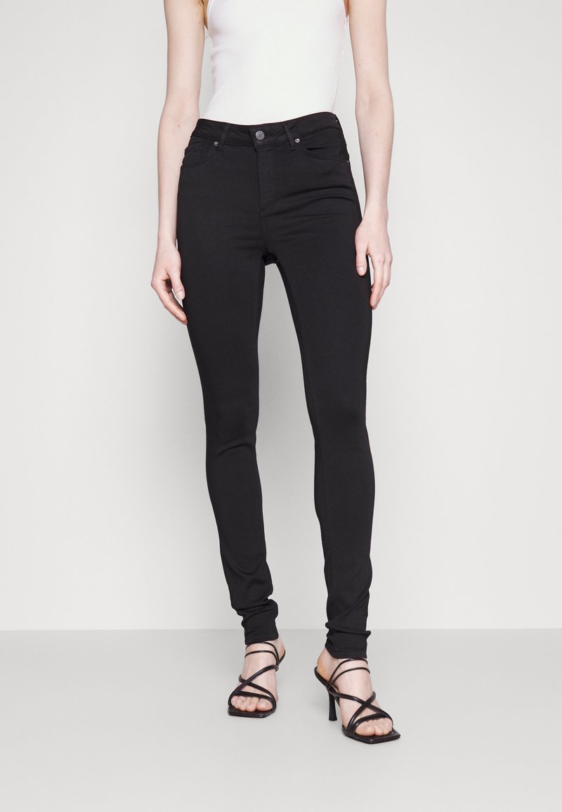 Vero Moda Tall VMLUX SUPER JEANS TALL - Jeans Skinny Fit - black ...