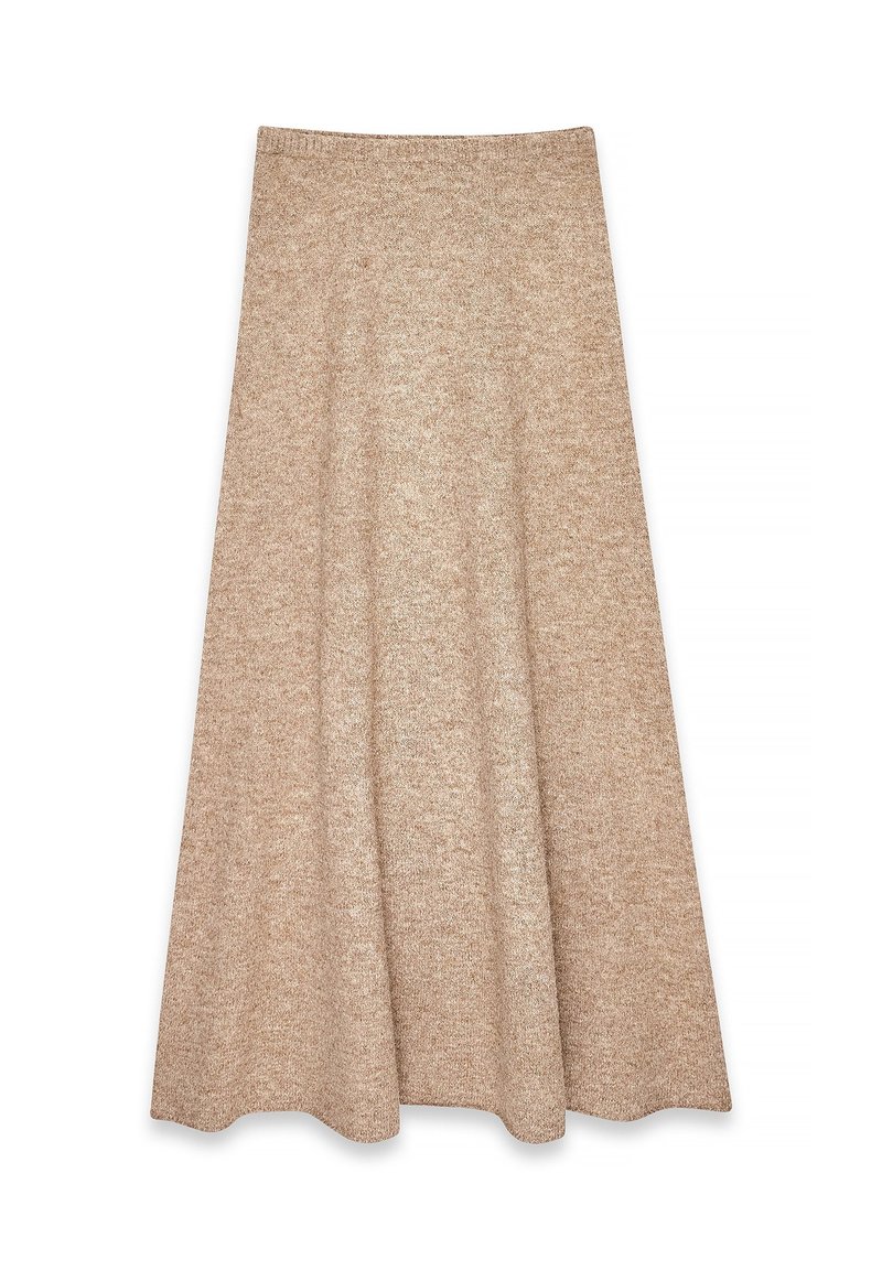 NA-KD FLOWY - Maksi sijonas - beige/Neutrali rusva spalva - Zalando.lt