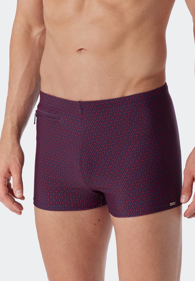 Schiesser AQUA MARINELAND - Badehose Pants - rot - Zalando.de