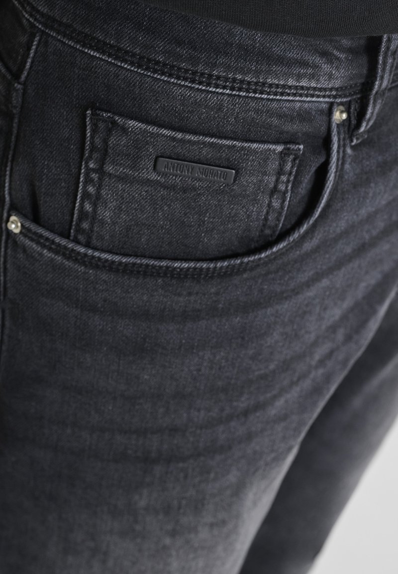 Antony Morato ARGON ANKLE LENGHT - Straight leg jeans - black/zwart ...