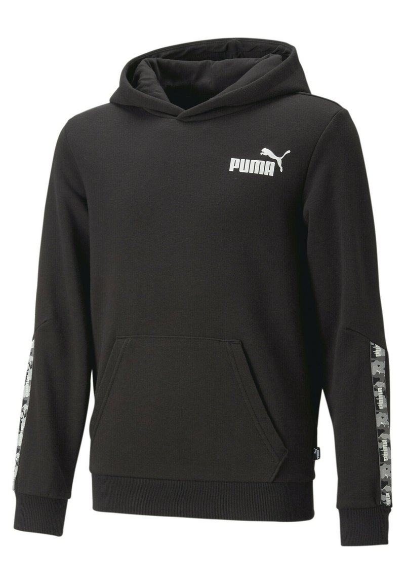Puma UNISEX ESSENTIALS TAPE CAMO - Sweat à capuche - black/noir ...