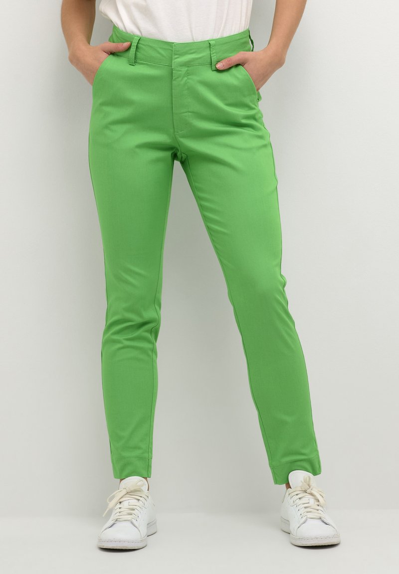 Kaffe LEA PANT - Chinos - poison green/green - Zalando.de