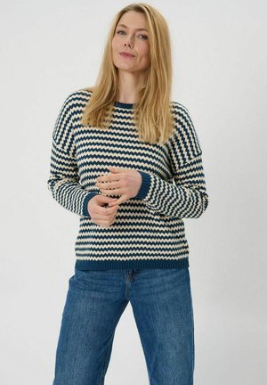 blue shadow MISOU - Strickpullover - white/offwhite - Zalando.de