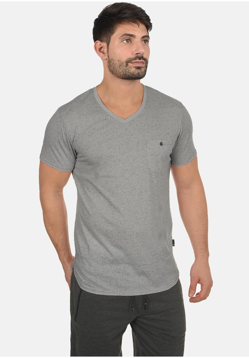 Solid TEDROS - T-shirt basic - mid grey/grigio - Zalando.it
