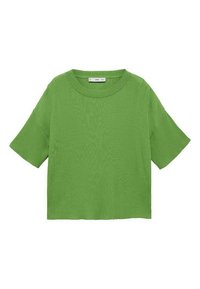 Mango Jednoduché tričko - green/zelená - Zalando.cz