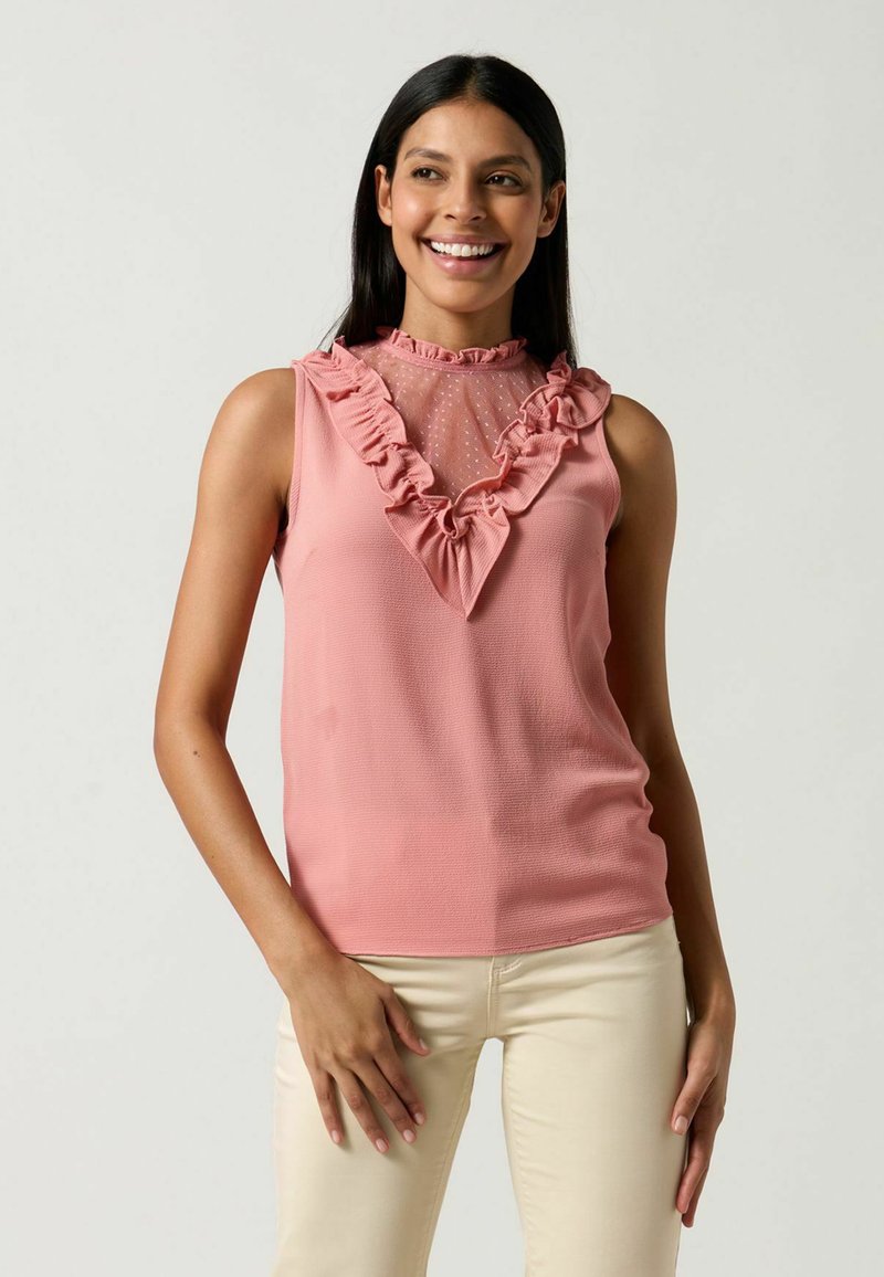 NAF NAF Top - pink/beere - Zalando.de