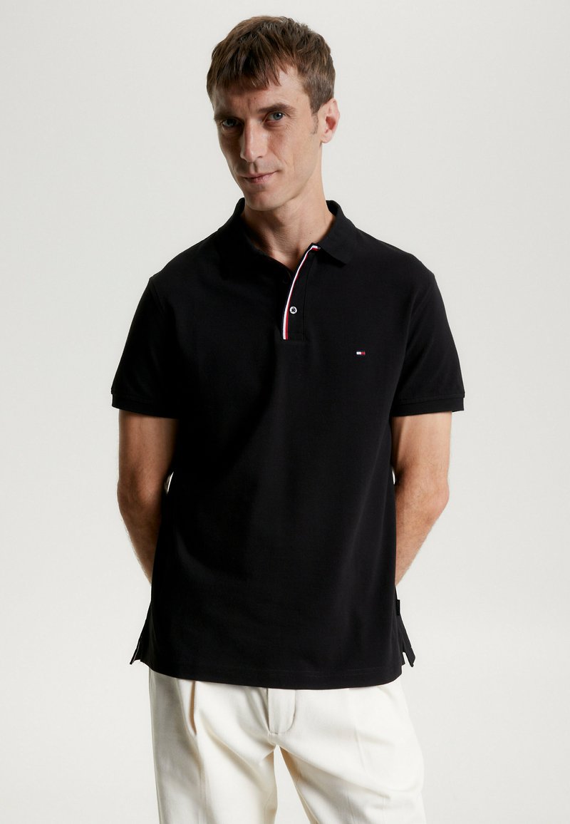 Tommy Hilfiger RWB PLACKET TIPPING REG - Poloshirt - black/schwarz ...