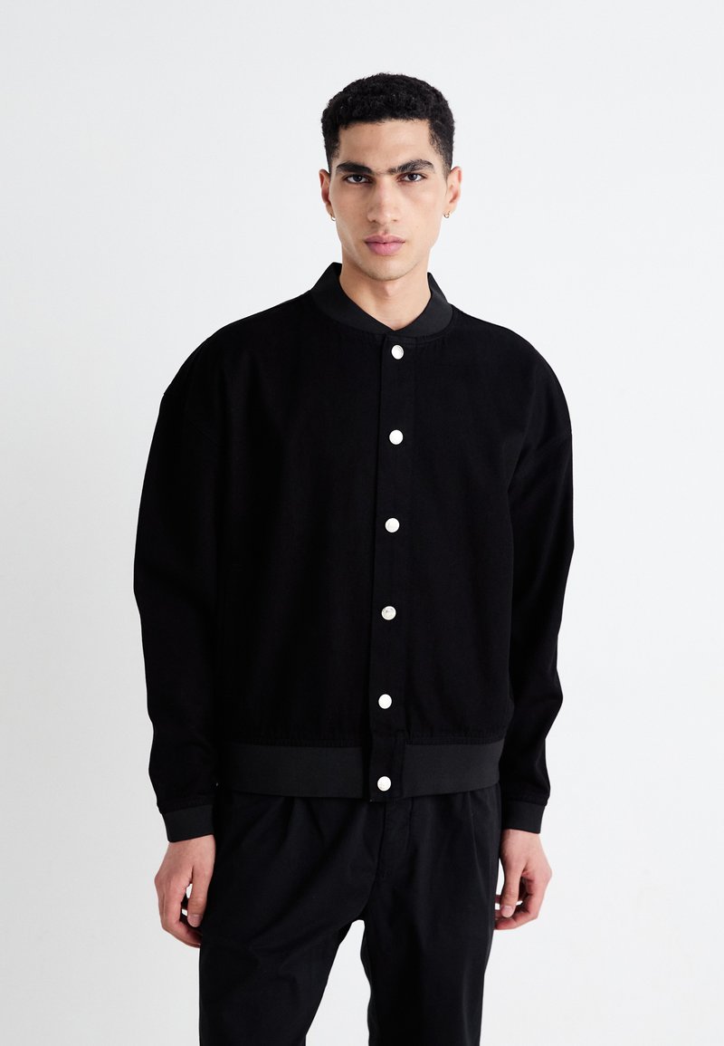 Denim Project Denim jacket - black washed/black - Zalando.co.uk