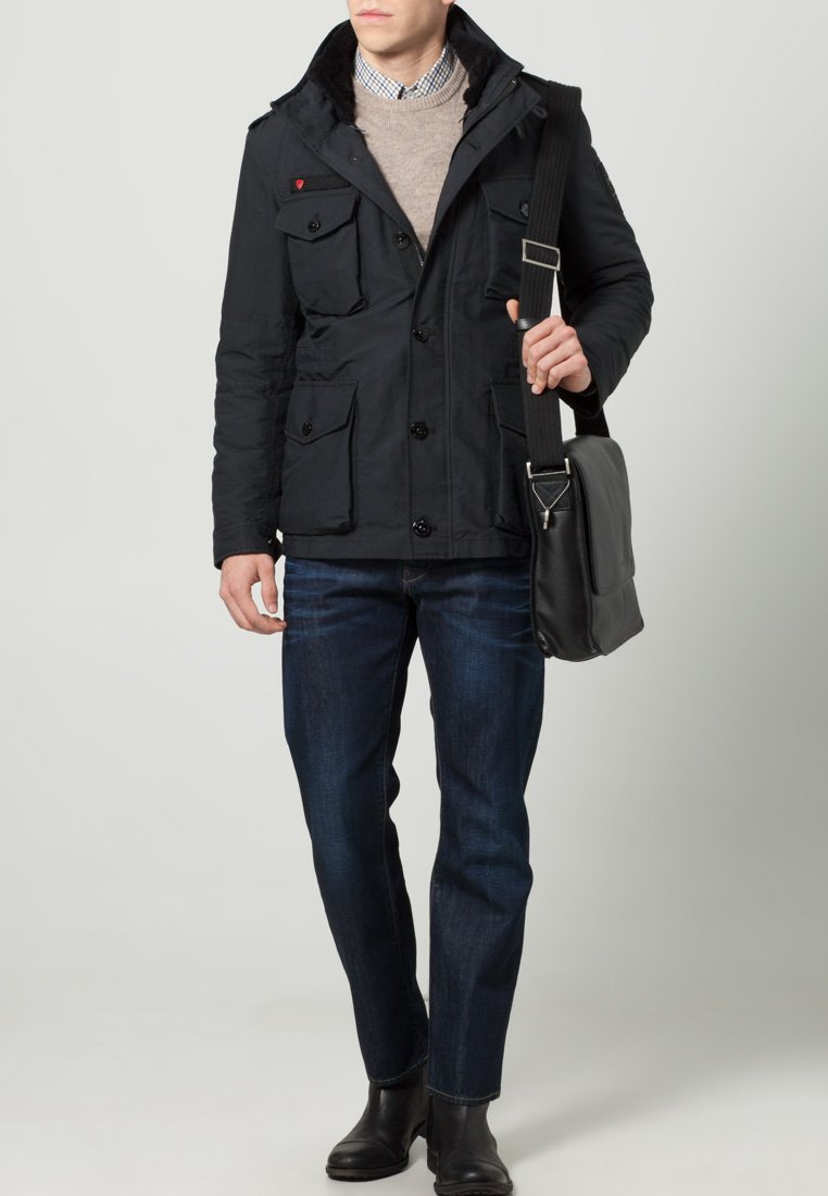 Strellson Sportswear SWISS CROSS - Winter jacket - schwarz/black ...