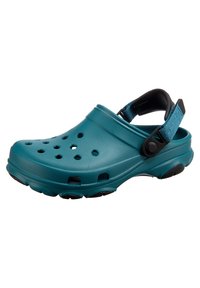 Crocs ALL TERRAIN - Slip-ins - palm/petrolblå - Zalando.se