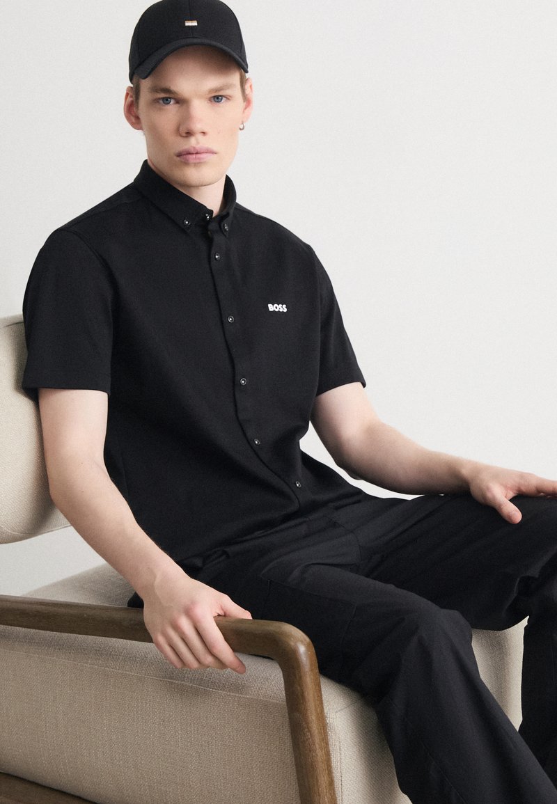 BOSS MOTION - Shirt - black - Zalando.ie