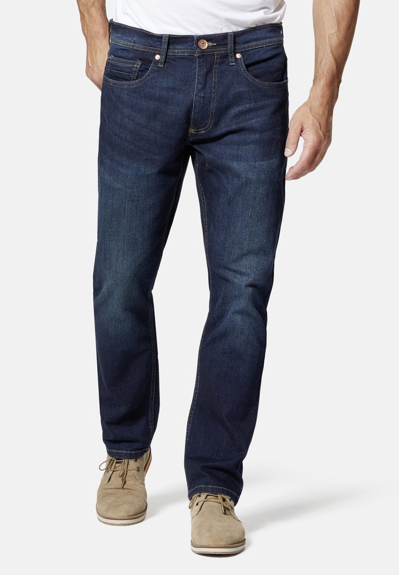Stooker Men GLENDALE - Jeans Straight Leg - darkblue used/blau - Zalando