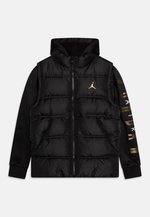 Jordan Winter jacket - black/gold/black - Zalando