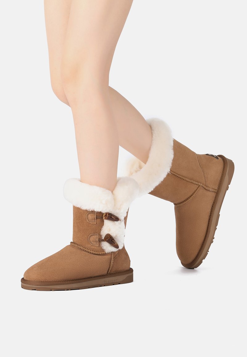 EVERAU Winter boots - chestnut/tan - Zalando