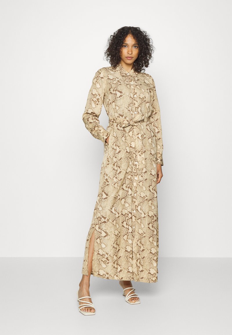 Banana Republic SHIRTDRESS - Maxi dress - python/tan - Zalando.de