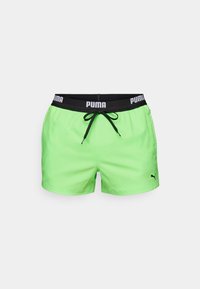 Puma SWIM MEN LOGO - Zwemshorts - green/neongroen - Zalando.nl