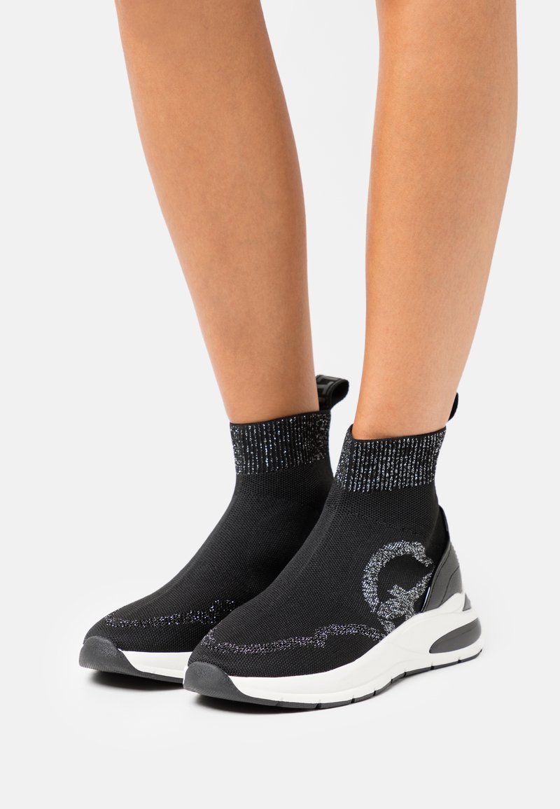 Tamaris High-top trainers - black metallic/black - Zalando.ie