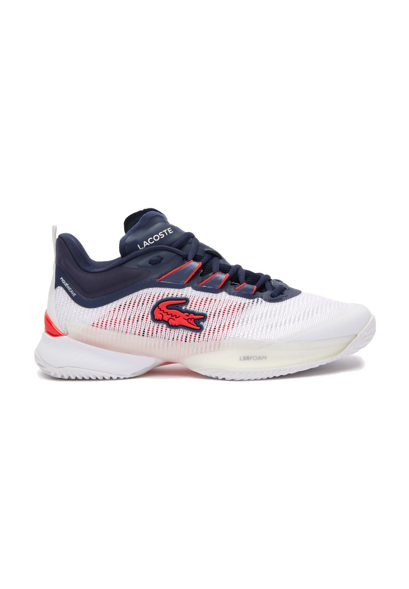 Lacoste Sneaker low - blanc marine rouge/weiß - Zalando.de