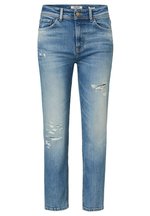 Salsa Jeans CROPPED - Jeans slim fit - blue/blå - Zalando.se