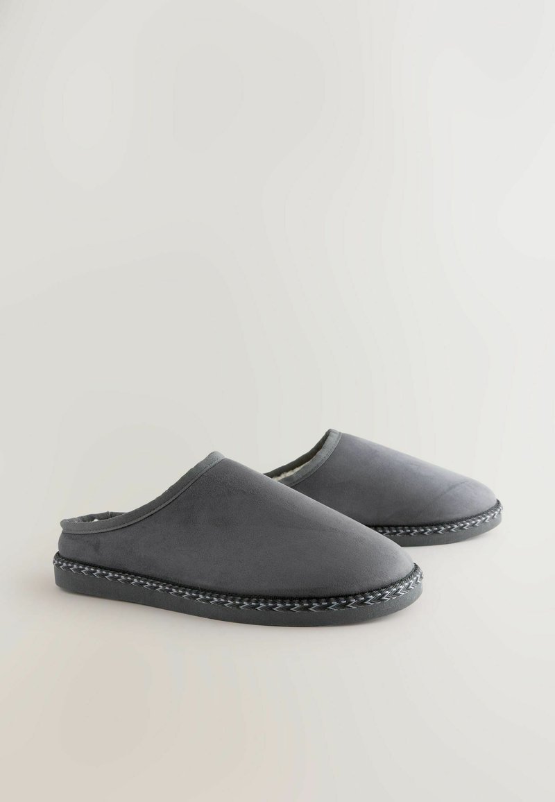 Next REGULAR FIT - Tofflor & inneskor - grey/grå - Zalando.se