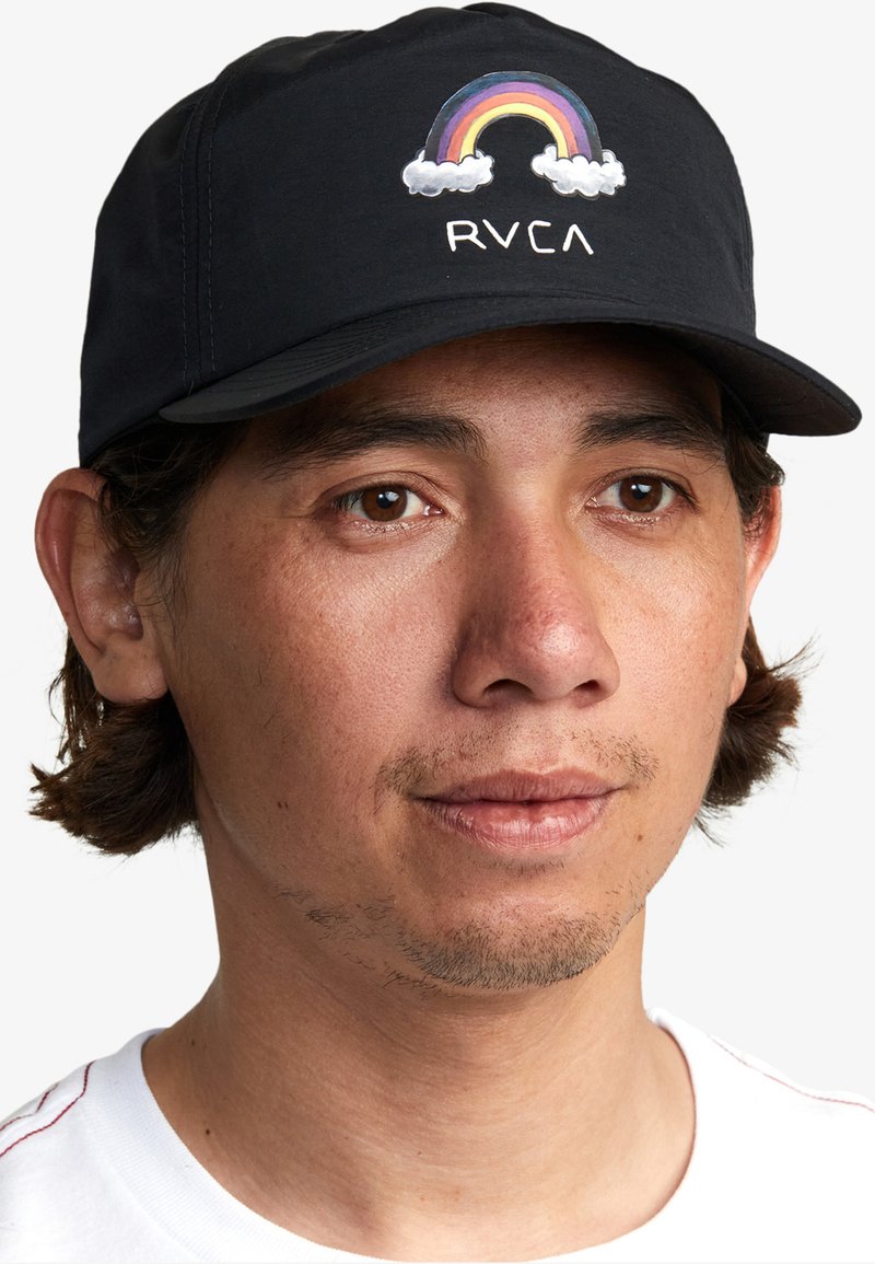 RVCA ANDREW POMMIER RAINBOW CONNECTION - Cap - blk/schwarz - Zalando.de