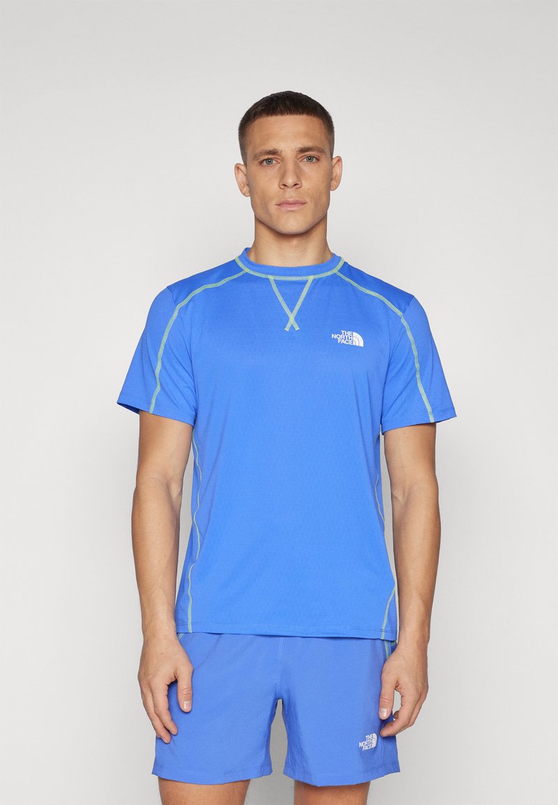 The North Face HAKUUN TEE - Print T-shirt - solar blue/blue - Zalando.co.uk