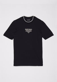 Emporio Armani Print T-shirt - black - Zalando
