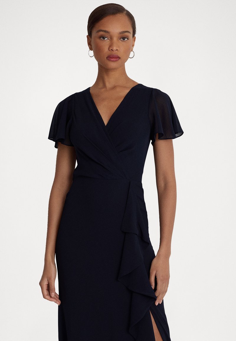 Lauren Ralph Lauren FARRYSH SHORT SLEEVE GOWN - Ballkleid - lighthouse navy/dunkelblau - Zalando.de