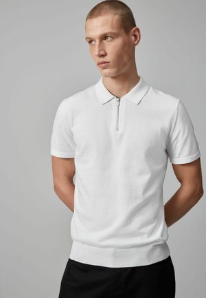 Next TEXTURED - Poloshirts - white/hvid - Zalando.dk