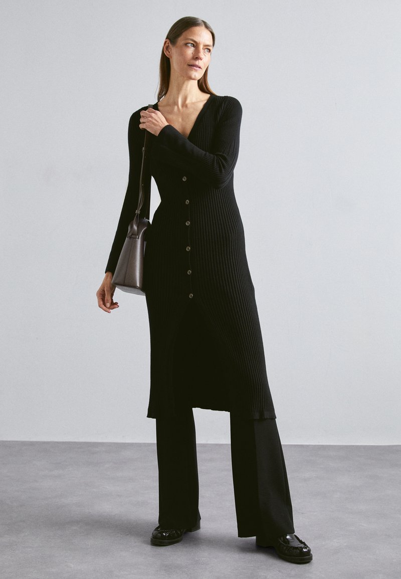 STUDIO ID LONG CARDIGAN - Cardigan - black - Zalando.co.uk