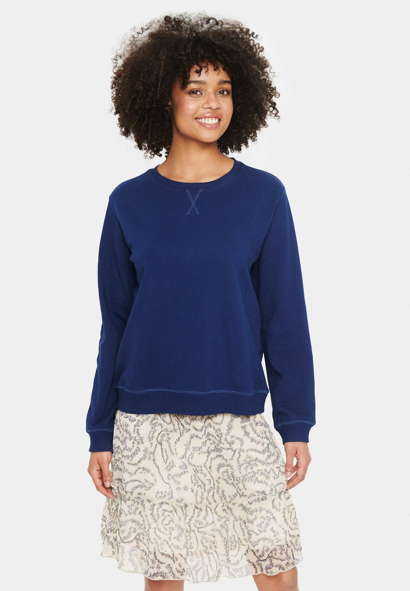 Saint Tropez TROPEZ MERKEL - Jumper - medieval blue/blue - Zalando.de