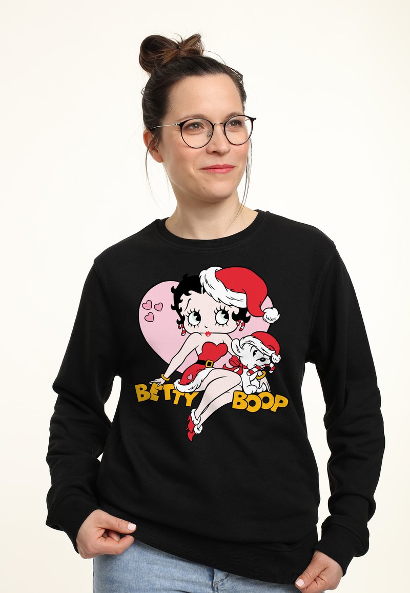Henry Tiger BETTY BOOP HEART - Sweatshirt - black/sort - Zalando.dk