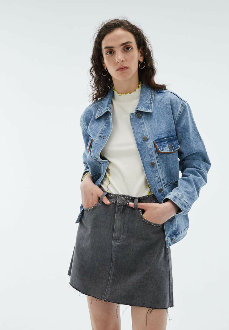 System Action Jeansjacke - blue denim - Zalando.at