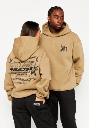Multiply Apparel OVERSIZE TRUST IN SYSTEM - Hoodie - smoke pearl/grijs ...