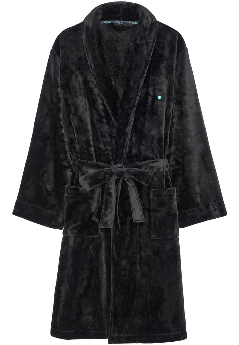 HOM NICE - Morgonrock - black/svart - Zalando.se