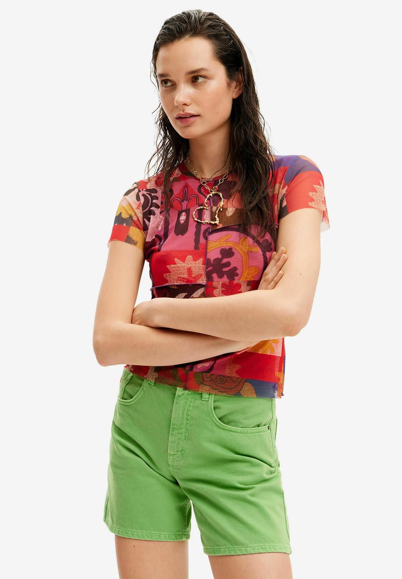 Desigual T-Shirt print - red/rot - Zalando.ch
