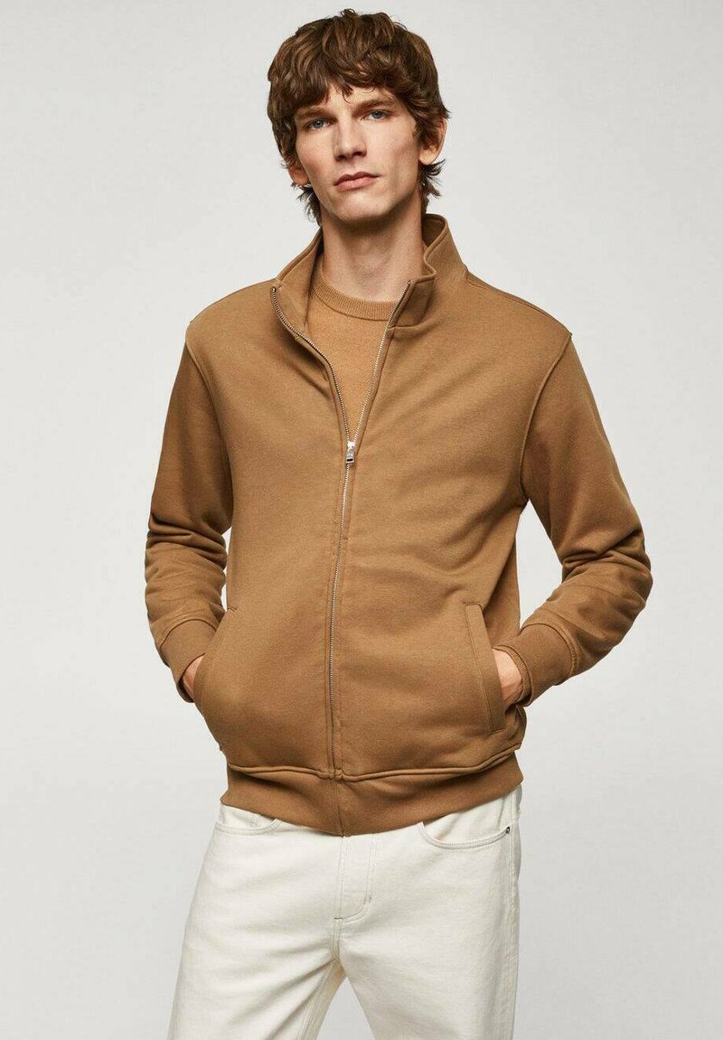 Mango WINNER - Zip-up sweatshirt - caramelo/camel - Zalando.co.uk