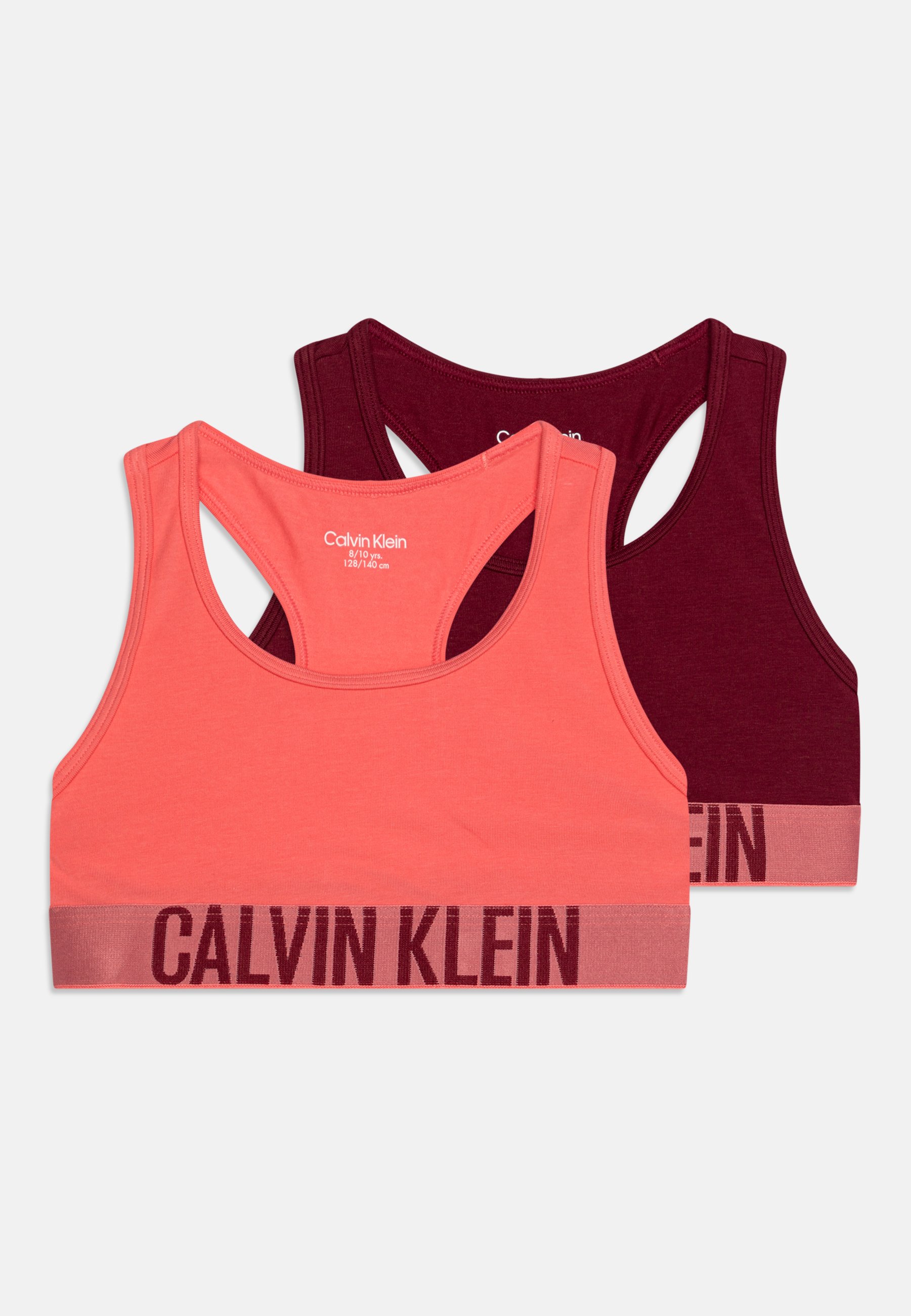 Calvin Klein Underwear BRALETTE 2 PACK Bustier tropicalblush richcherry white Zalando
