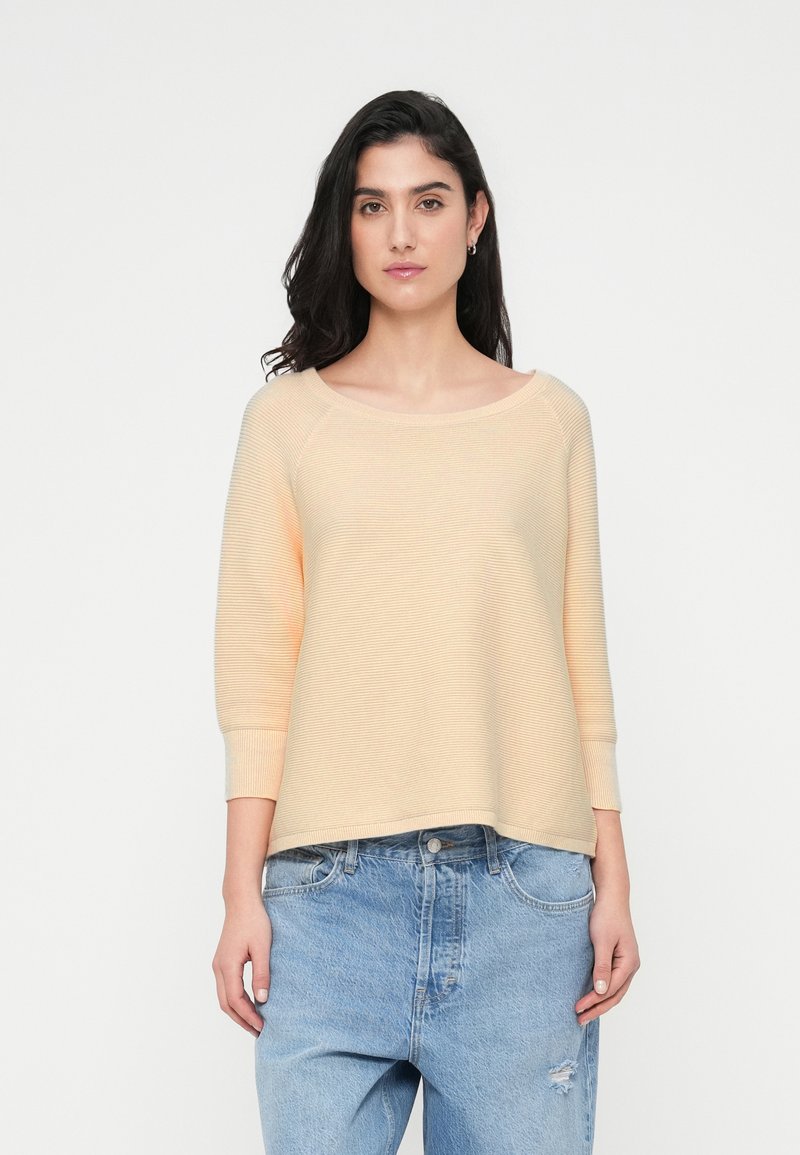 Vero Moda VMNEW NORA BOATNECK - Jumper - birch/off-white - Zalando