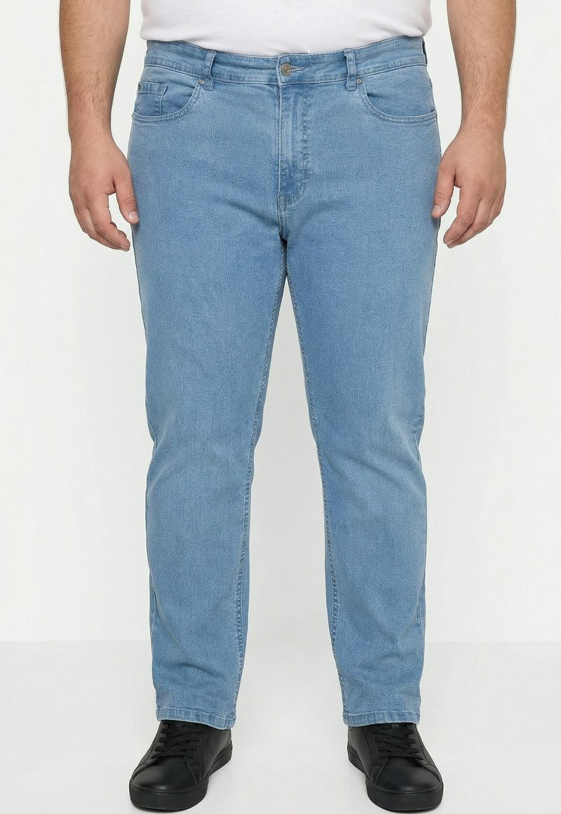 Men Plus Jeans Tapered Fit - bleached denim - Zalando