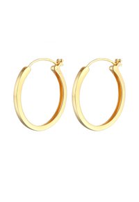Elli KLASSISCH RUND - Ohrringe - gold/goldfarben - Zalando.at